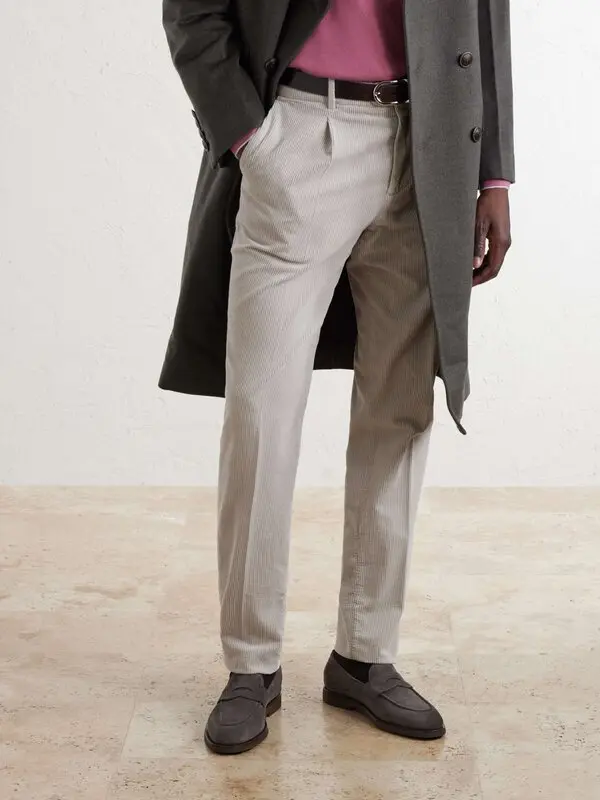 Brunello Cucinelli Suede Penny Loafers