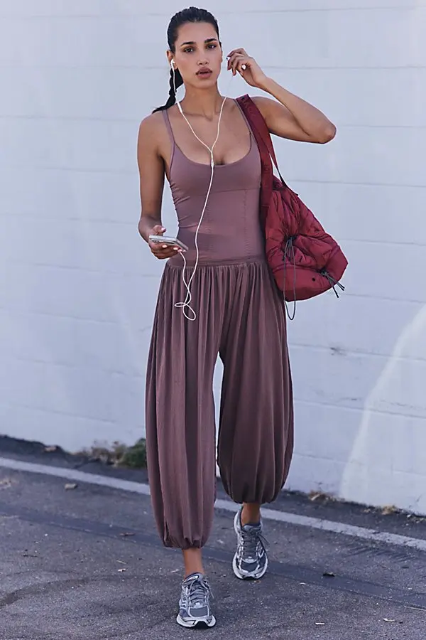 Free People Balloon Breeze One-piece - Taupe