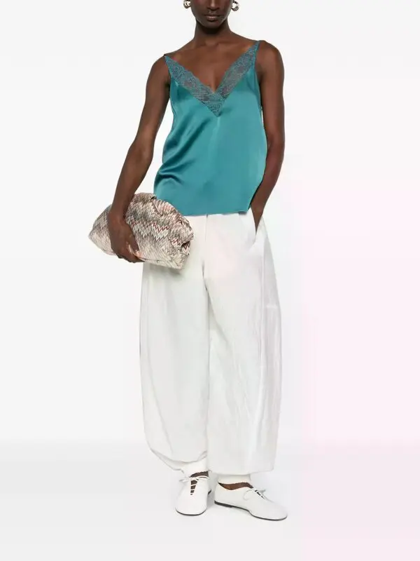 FORTE_FORTE Lace-trim Top