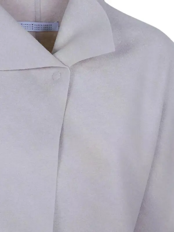Harris Wharf London High-neck Wide-sleeve Coat