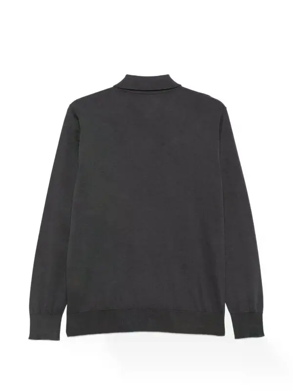 Eleventy Long-sleeve Polo Shirt