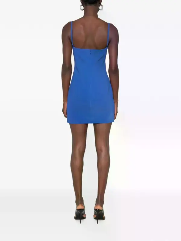 Givenchy Square-neck Spaghetti-strap Mini Dress