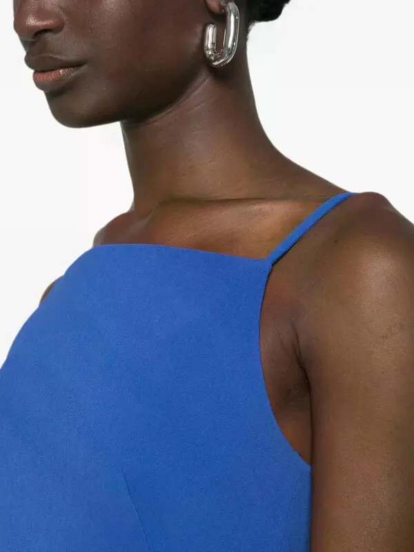 Givenchy Square-neck Spaghetti-strap Mini Dress