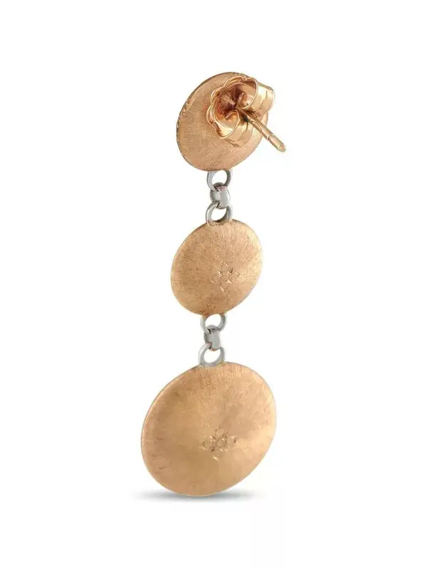 Buccellati 18k Diamond Cascade Earrings