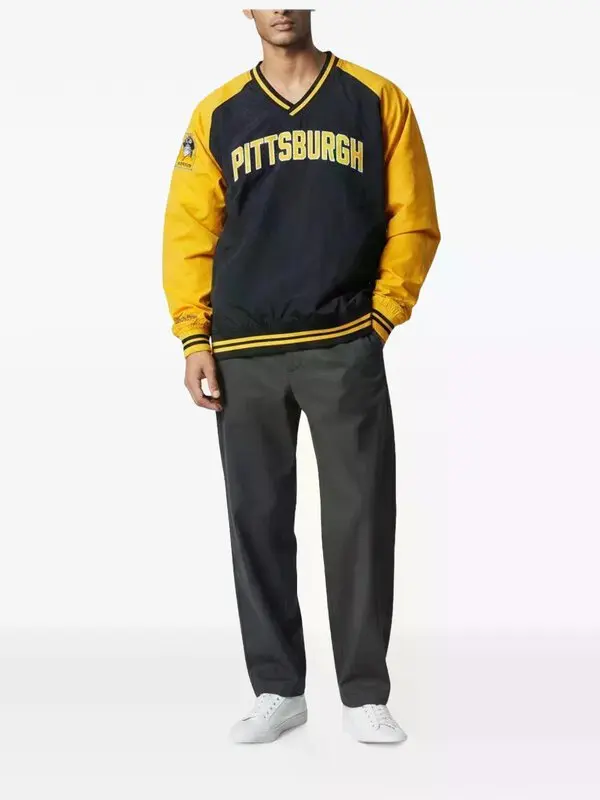 Mitchell & Ness Mlb Pittsburgh Pirates Logo-embroidered Sweatshirt