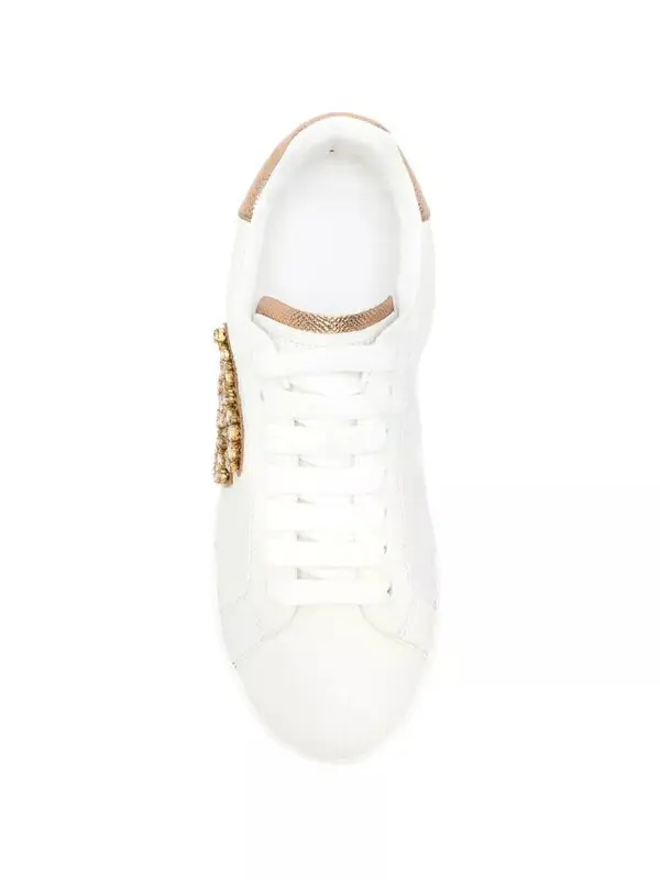 Dolce & Gabbana Embellished Dg Logo Sneakers