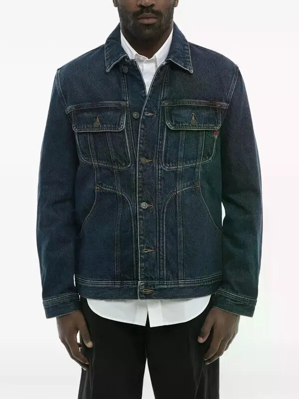 DIESEL® Contrast-stitch Denim Jacket