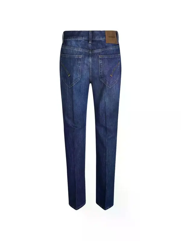 DONDUP Logo-plaque Straight-leg Jeans