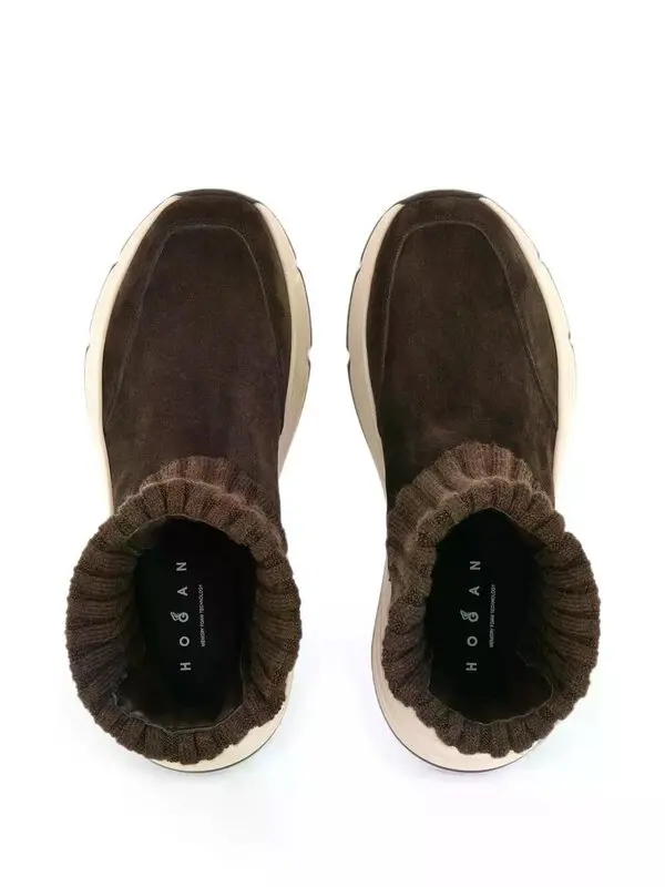 Hogan Ribbed-knit Sneakers