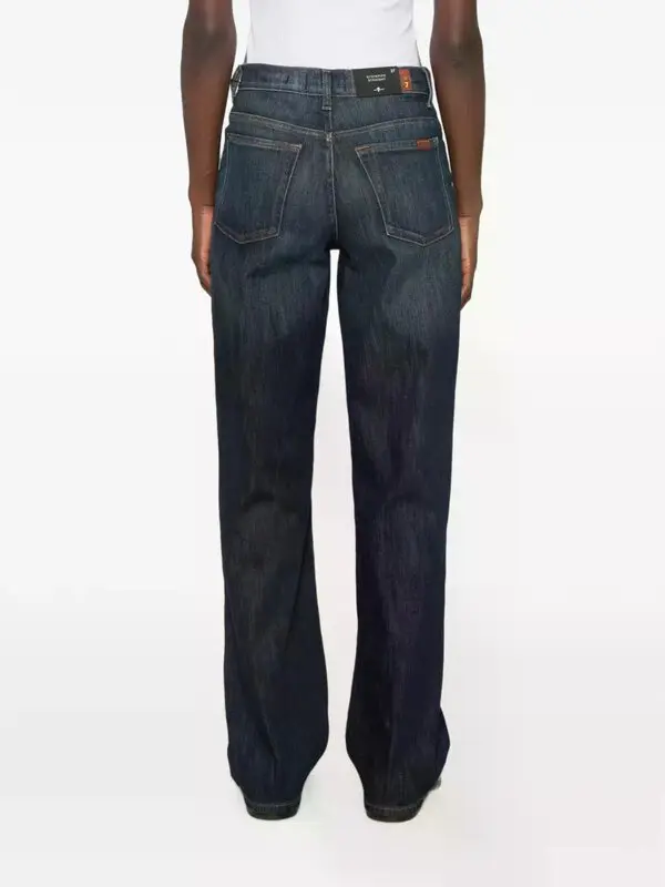 7 For All Mankind Stovepipe Belt-loop Jeans