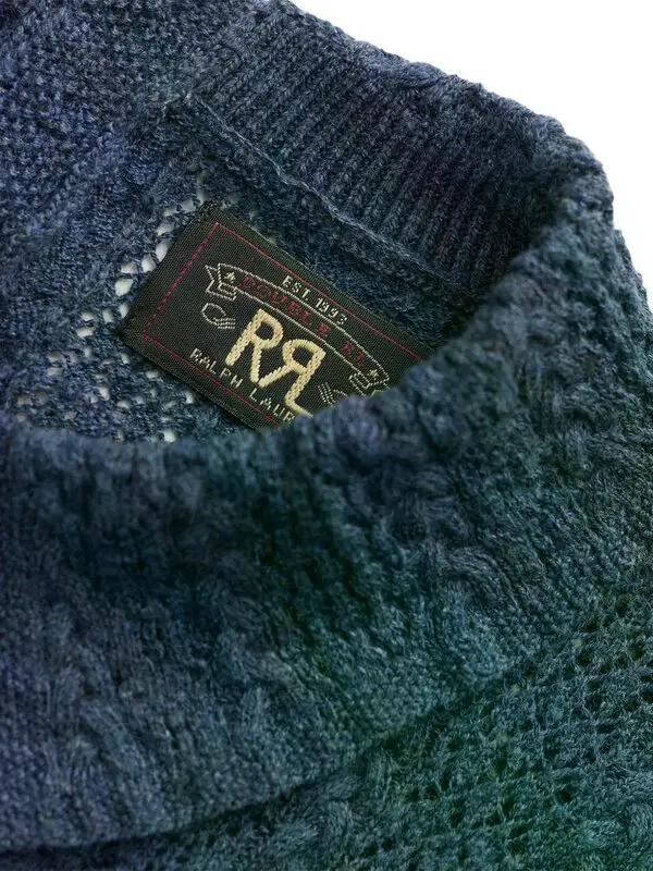 Ralph Lauren Cable-knit Puff-sleeve Sweater