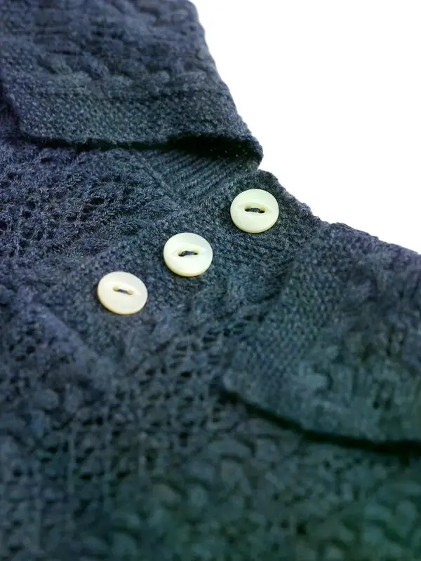 Ralph Lauren Cable-knit Puff-sleeve Sweater