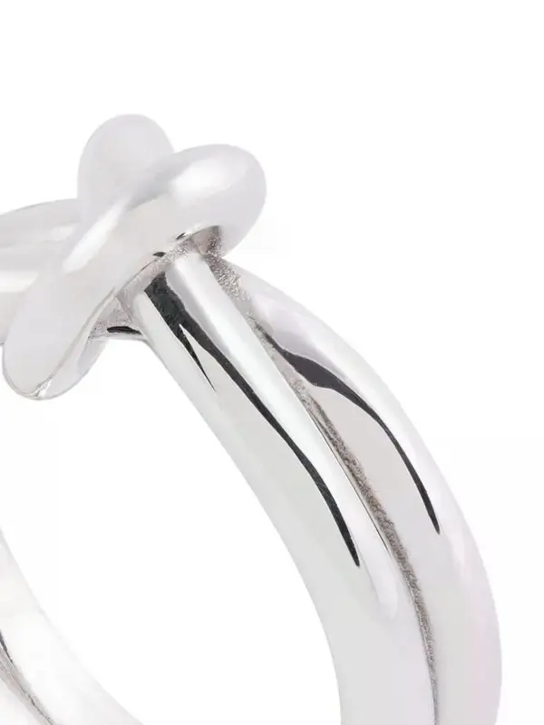 NORMA JEWELLERY Tone Knot Detail Ring - Silver