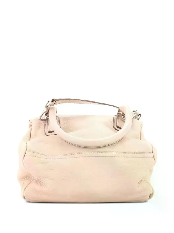 Givenchy Pandora Bag With Crocodile Embossed Detail - Neutrals