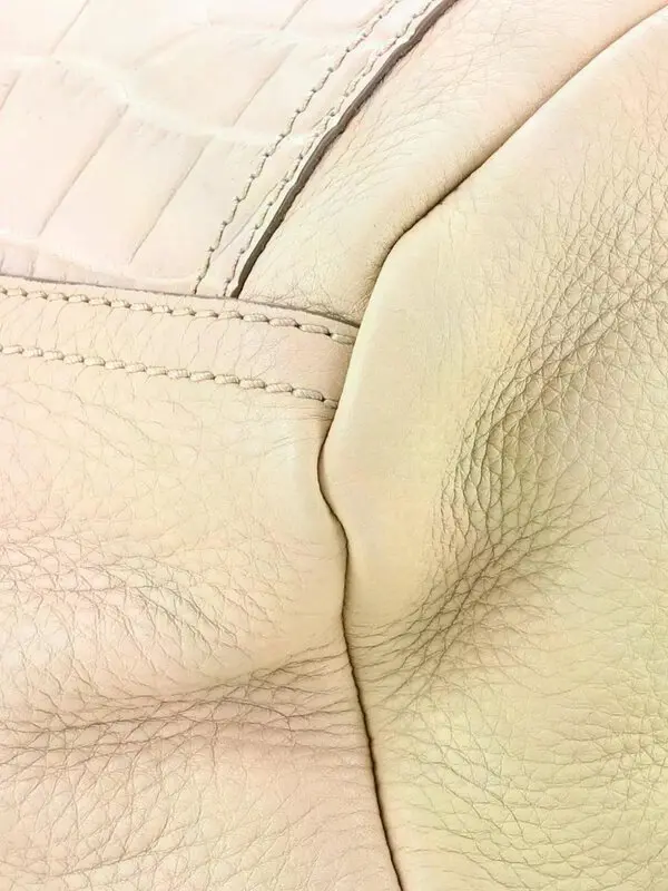 Givenchy Pandora Bag With Crocodile Embossed Detail - Neutrals