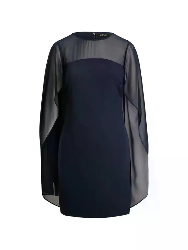 Ralph Lauren Cape-overlay Mini Dress