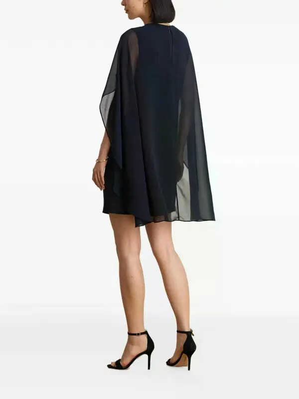 Ralph Lauren Cape-overlay Mini Dress