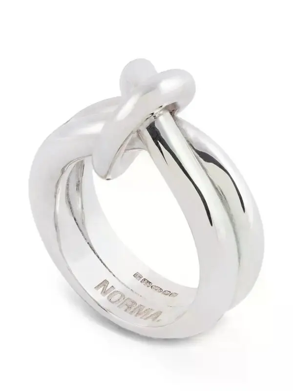 NORMA JEWELLERY Xl Knot Ring - Silver
