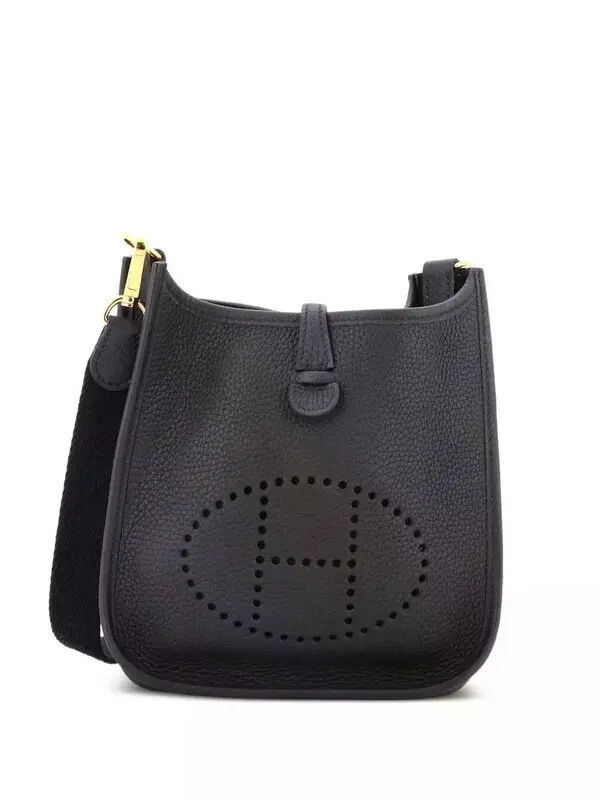 Hermès Evelyne Iii Clemence Tpm Crossbody Bag - Black