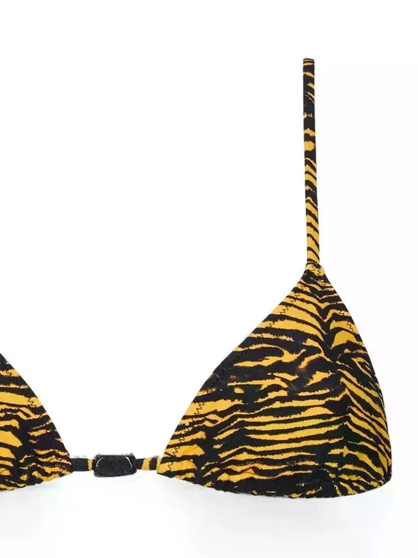 TROPIC OF C Equator Tiger-print Bikini Top