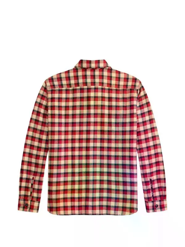 Ralph Lauren Plaid Long-sleeved Shirt - Red