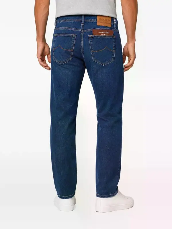 Jacob Cohen Logo-patch Embroidered Jeans