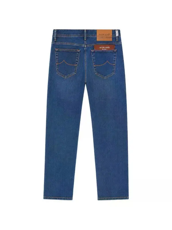 Jacob Cohen Logo-patch Embroidered Jeans