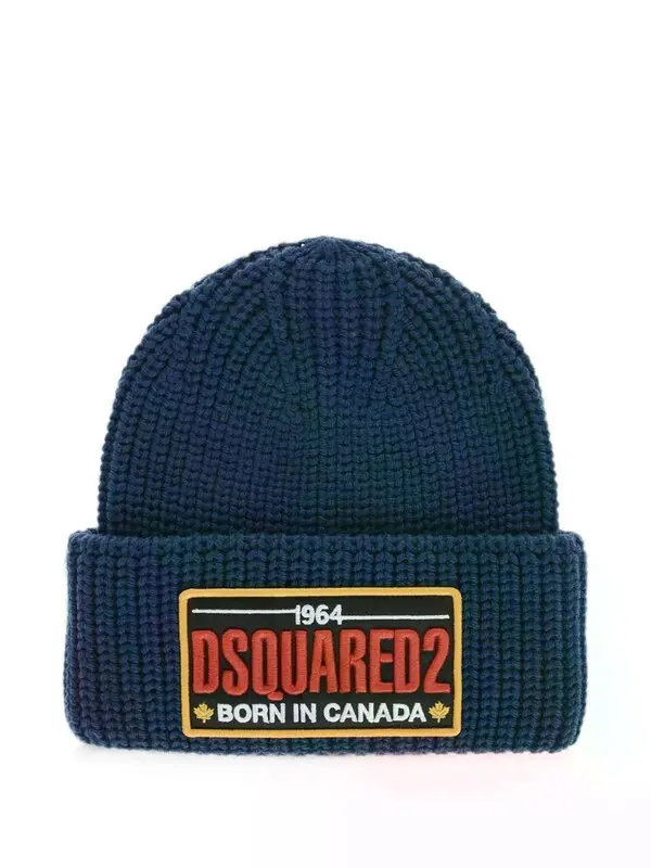 Dsquared2 Logo-patch Beanie Hat