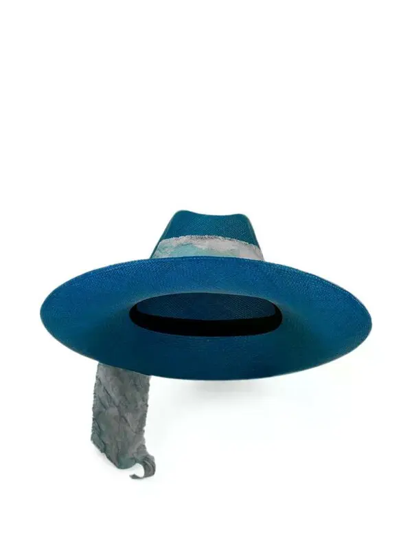 ARTESANDS Wide Brim Hat - Blue