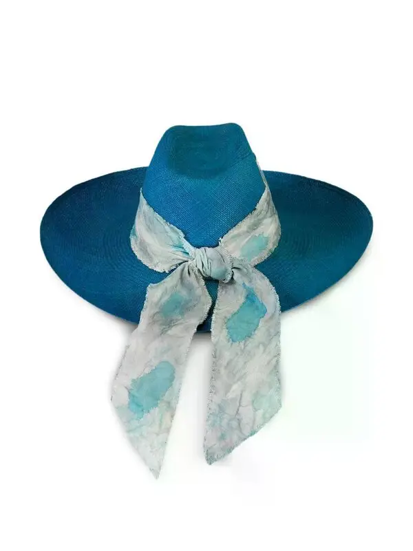 ARTESANDS Wide Brim Hat - Blue