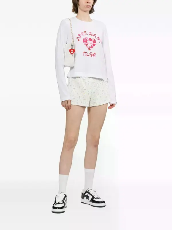 AAPE BY *A BATHING APE Heart Logo T-shirt