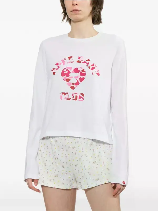 AAPE BY *A BATHING APE Heart Logo T-shirt