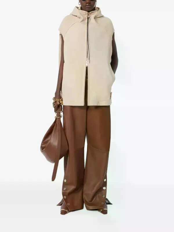 Sportmax Sleeveless Zip-up Hoodie