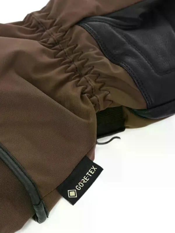 Moncler Gore-tex Gloves With Drawstring - Brown