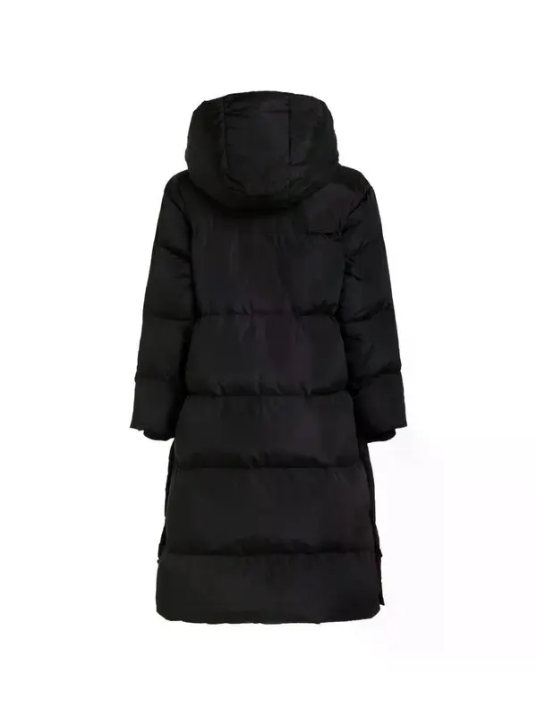 Karl Lagerfeld Long Hooded Puffer Jacket
