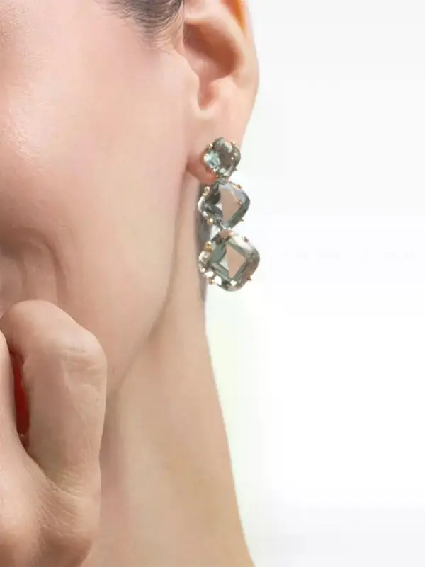 Goshwara Prasiolite And Yellow Drop Earrings
