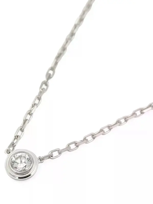 Cartier 18k White Gold Diamond Necklace