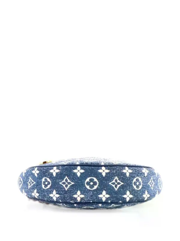 LOUIS VUITTON Loop Handbag Monogram Jacquard Denim Hobo Bag