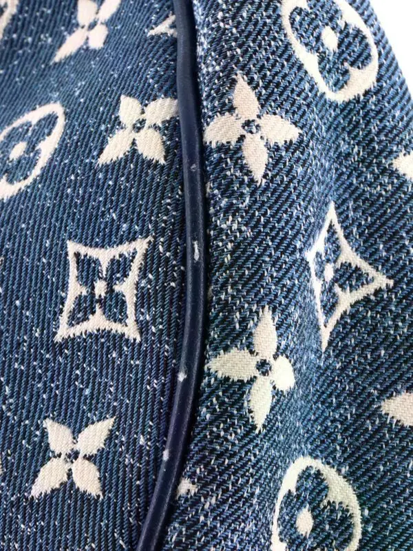 LOUIS VUITTON Loop Handbag Monogram Jacquard Denim Hobo Bag