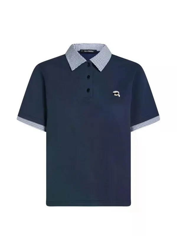 Karl Lagerfeld Ikon Fabric-mix Polo