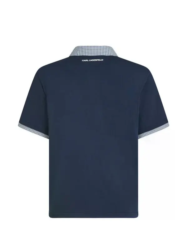 Karl Lagerfeld Ikon Fabric-mix Polo
