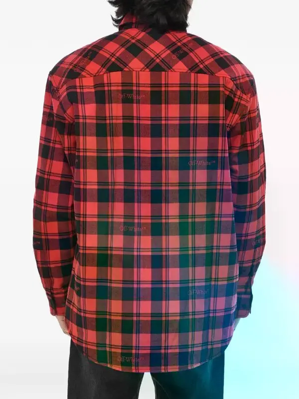 Off-White Check-pattern Padded Overshirt