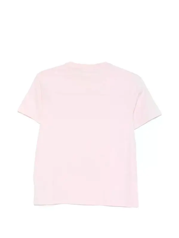 MC2 SAINT BARTH Rhinestone Logo T-shirt