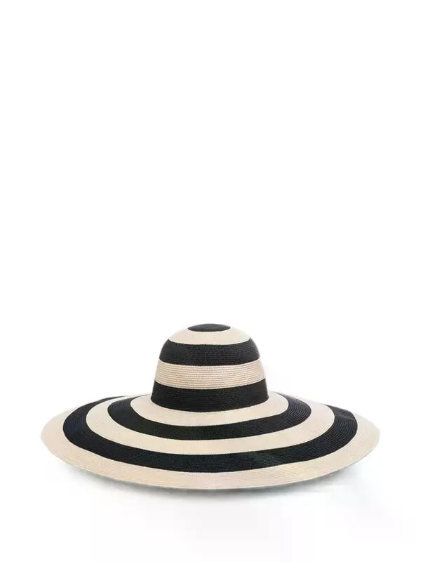 Eugenia Kim Toyo Striped Wide-brim Sun Hat