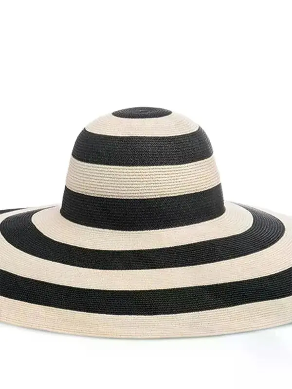 Eugenia Kim Toyo Striped Wide-brim Sun Hat