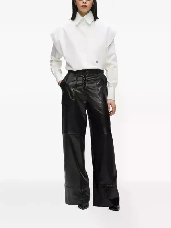 Karl Lagerfeld Ikon Cotton Shirt - White