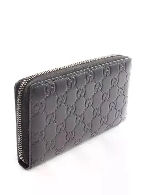 Gucci 2010s Guccissima Zip-around Wallet