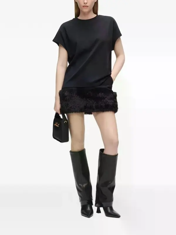Karl Lagerfeld Cap Sleeve T-shirt