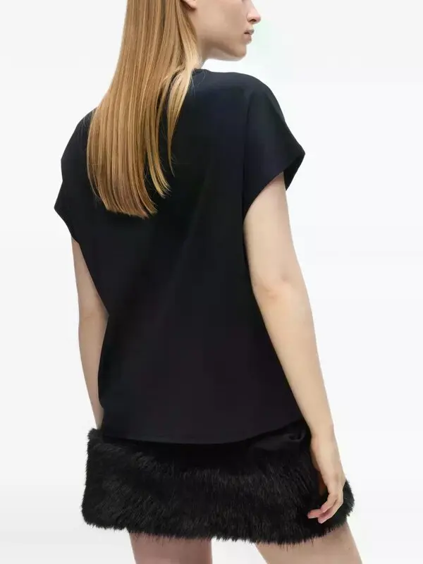 Karl Lagerfeld Cap Sleeve T-shirt