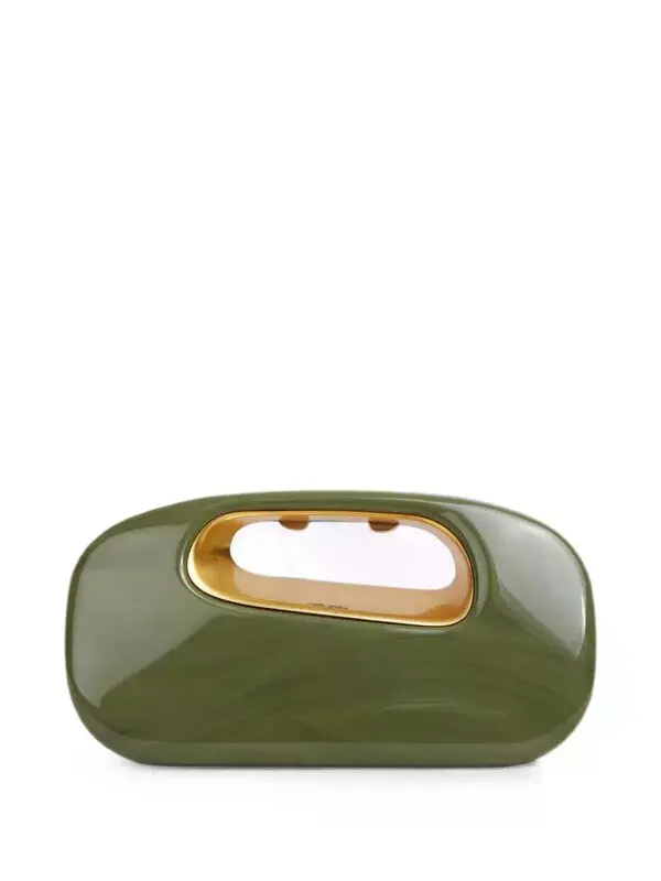 Cult Gaia Amara Clutch - Green